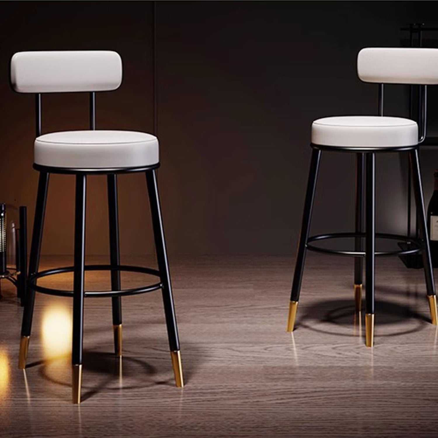 MAS-1849 Masdio Modern Velvet Bar Stool